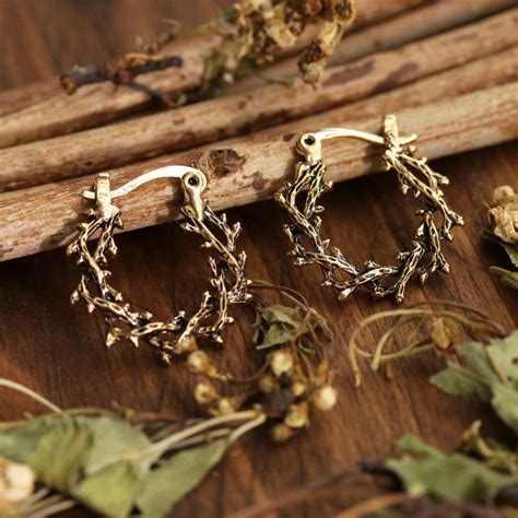 Shop Dixi Boho Earrings Thorn Hoop Earrings