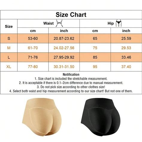 Women Body Shaper Buttocks Padded Panties Mid Waist Hip Pad Fake Butt