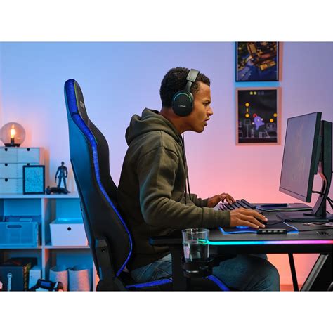 Trust Gxt709 Luminous Rgb Gaming Desk Rgb Desk