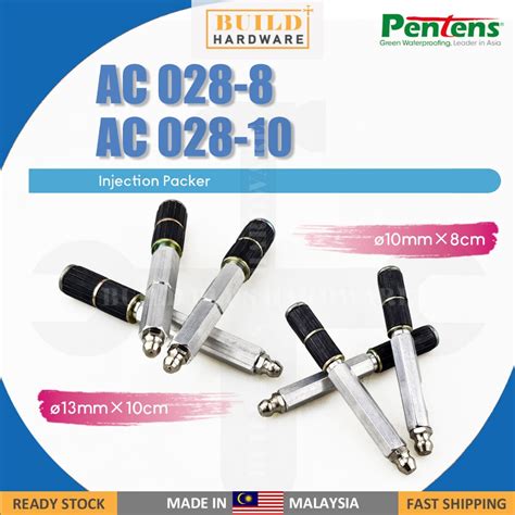 Pentens 8cm 10cm High Pressure Pu Foam Injection Grouting Aluminum Packer 高压补漏水注浆针头 Roof Leakage