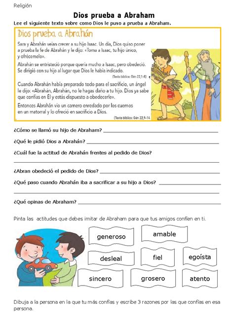 Religión Dios Pone A Prueba A Abraham Religión Dios Prueba A Abraham
