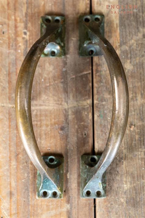 Simple Reclaimed Brass Door Pulls