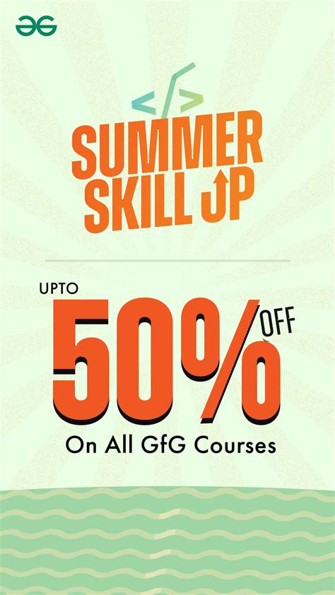 Geeksforgeeks Skillup Summerlearning Techcourses Upskill Coding Ishu Barman