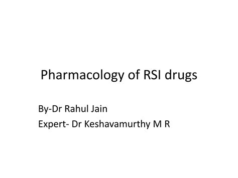 Rapid Sequence Induction Drugs Intubation Pptx