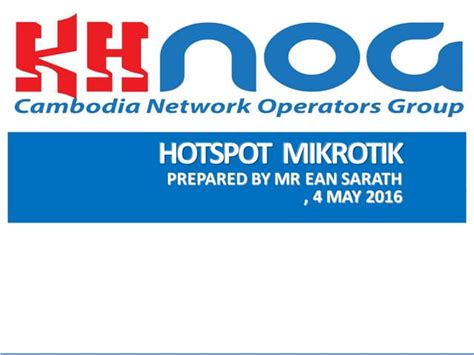 Hotspot On Mikrotik Router Pdf