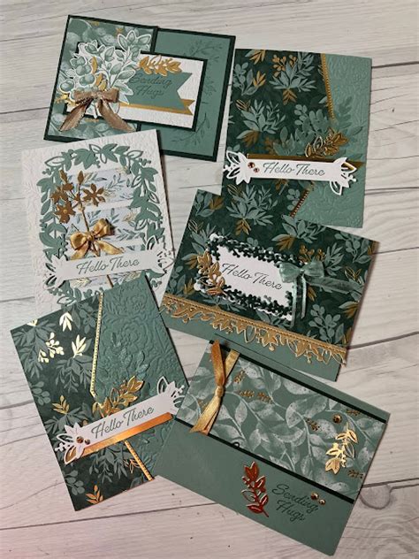 Card Ideas Using The Stampin Up Eden S Garden Collection Stamped
