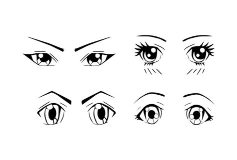 Premium Vector Eyes Expression Set