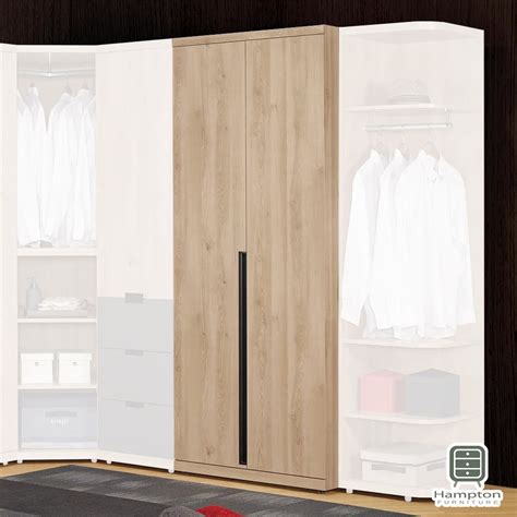 【hampton 漢汀堡】加德納27尺雙吊衣櫥 寬80x深57x高202cm 寬89cm以下 Yahoo奇摩購物中心