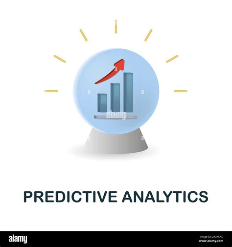 Predictive Analytics Icon 3d Illustration From Customer Relationship