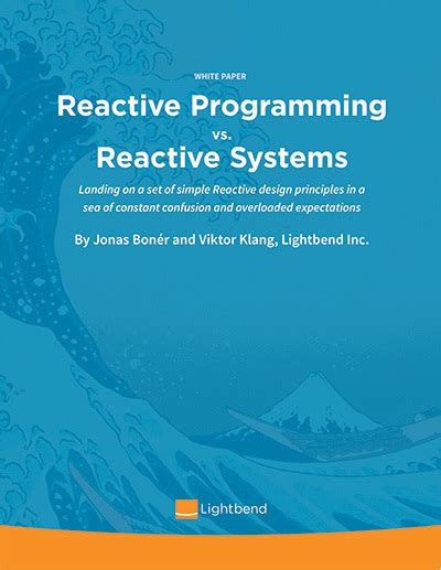 Reactive Programming Versus Reactive Systems Heise Online
