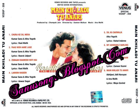 Its All About Kumar Sanu Main Khiladi Tu Anari 1994