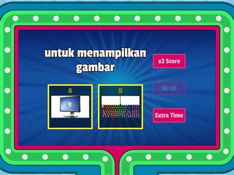 Soal Latihan Gameshow Quiz