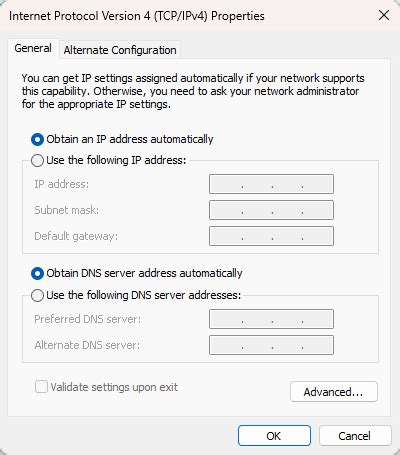 Fix Invalid IP Address Problem In Windows 11 10