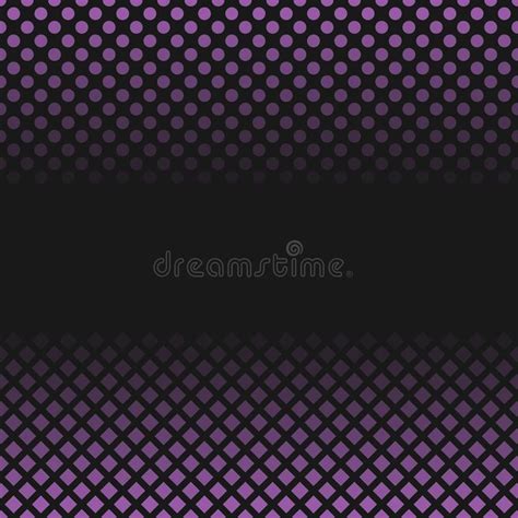Abstract Halftone Geometrical Circle And Square Pattern Background Stock Vector Illustration
