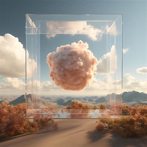 Premium Ai Image 3d Render Square