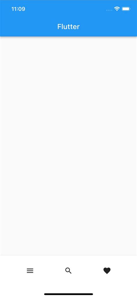 FlutterBottomAppBarの使い方画面下にナビゲーションバーを実装