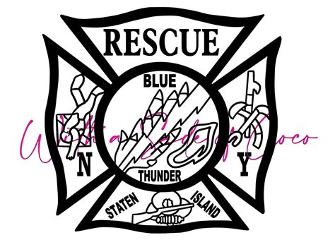 Fdny Rescue Svg Etsy