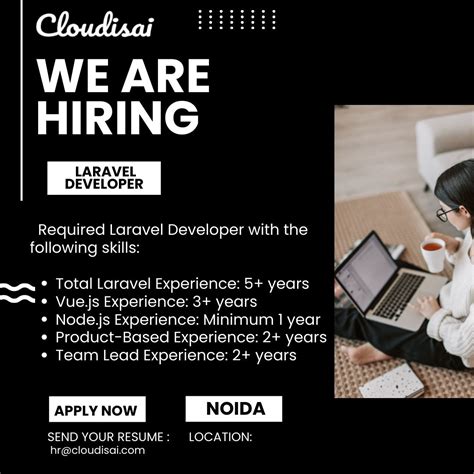 hiring laraveldeveloper vuejs nodejs techjobs laravel
