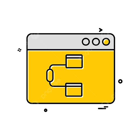 Gambar Vektor Desain Ikon Tata Letak Web Konsep Grafik Vektor Png