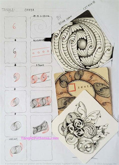 Tutorial How To Draw The Zentangle Pattern Shattuck Always Choose
