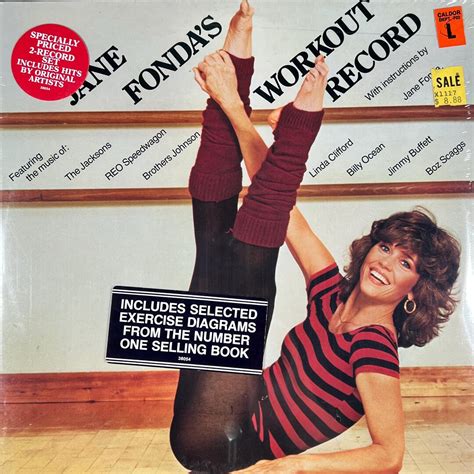 Sealed Original 82 Jane Fonda Workout Record Vintage Exercise Vinyl