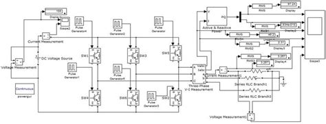 Simulink Model Of Six Pulse Vsi With Resistive Load Download Scientific Diagram