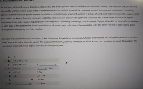 Solved 5 Natural Deduction Practice 1 As You Learn