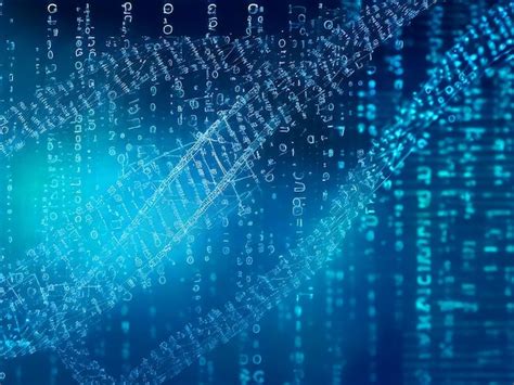 Premium Photo DNA Abstract Technology Binary Code Background