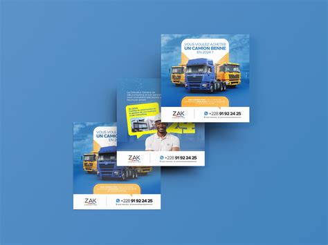 Zak Consulting Social Media Poster Behance