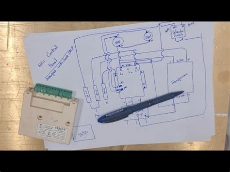 AHU Control Panel Diagram Interfacing With Gent Fire Alarm System