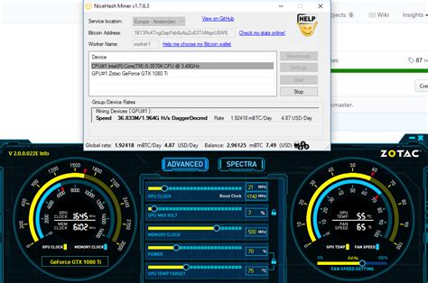 Настройка Claymore Miner Nicehash Nvidia 10801080ti 2021