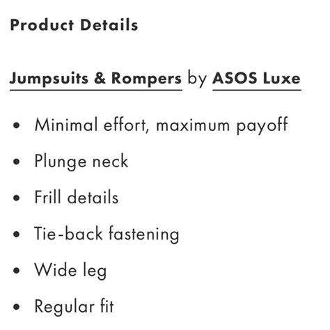 Asos Pants And Jumpsuits Nwt Asos Luxe Satin Corsage Plunge Neck Wide