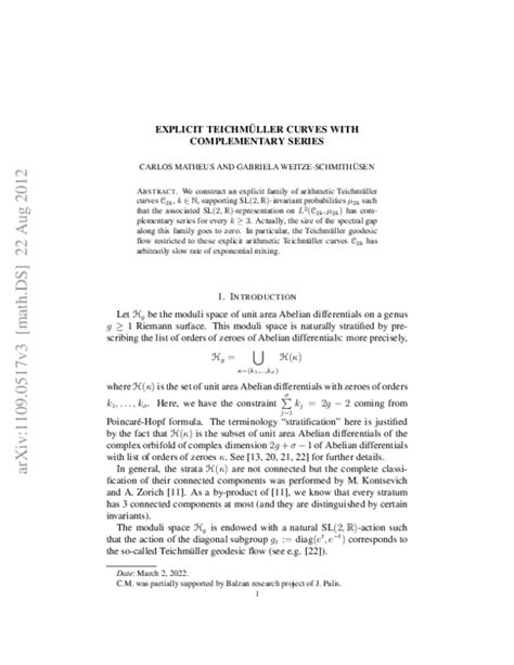 pdf explicit teichm uller curves with complemetary series