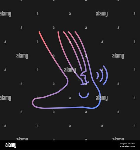 Joint Strains Gradient Vector Icon For Dark Theme Stock Vector Image And Art Alamy