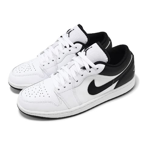 Nike 耐吉 休閒鞋 Air Jordan 1 Low 男鞋 反轉熊貓 白 黑 Aj1 一代 低筒 553558 132 Pchome