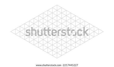 Isometric Grid Line Background Outline Isometric Stock Vector Royalty Free 2217445227