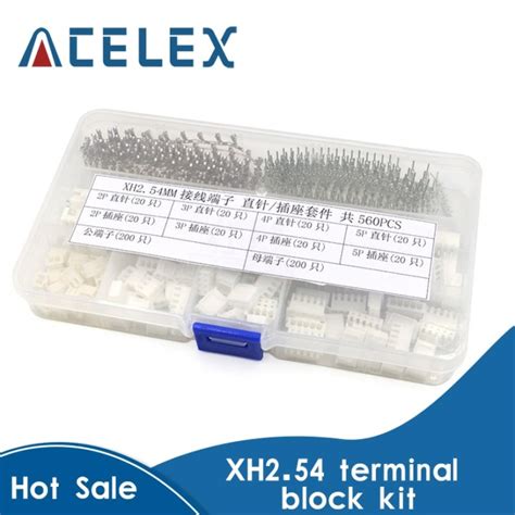 230Pcs Xh2 54 2P 3P 4P 5 Pin 2 54Mm Pitch Terminál Készlet Ház Pin