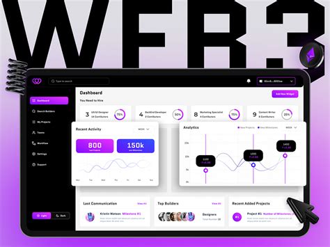 🟣 Web3 Project Management Platform With Token Payments By Alyssa 💫 On Dribbble