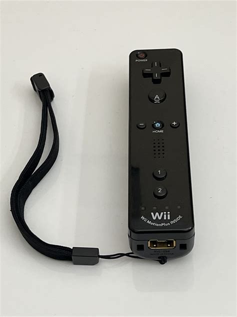 Official Nintendo Wii Motion Plus Remote Wiimote Controller Black Retro Unit Official Nintendo Wii Motion Plus Remote Wiimote Controller Black Retro Unit