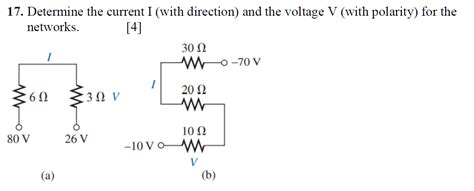 Solved Determine The Current I With Direction And The Chegg