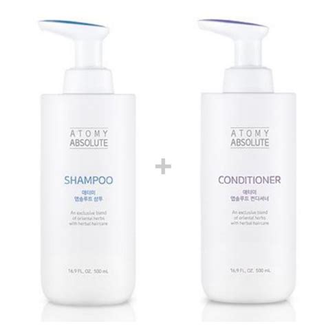 Atomy Absolute Shampoo And Absolute Conditioner Shopee Malaysia