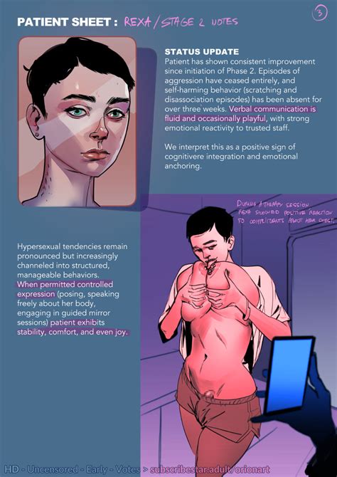 Rule 34 Body Modification Clitoris Bulge English Text Huge Breasts Huge Clitoris Mosaic