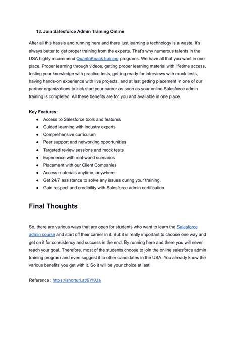 Ppt Where To Learn Salesforce Admin Training Online Powerpoint