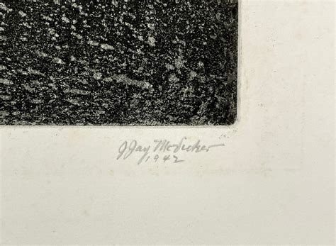 Lot Jesse Jay Mcvicker Cotton Gin Etching And Aquatint On Paper