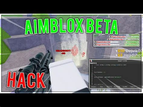 Roblox Aimblox Hack GUI Script Hitbox Expander Kill All PASTEBIN