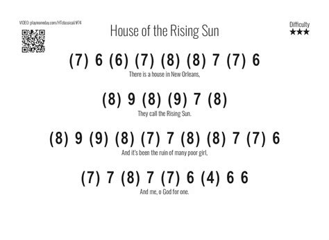 House Of The Rising Sun How To Play The Harmonica Learn To Play In