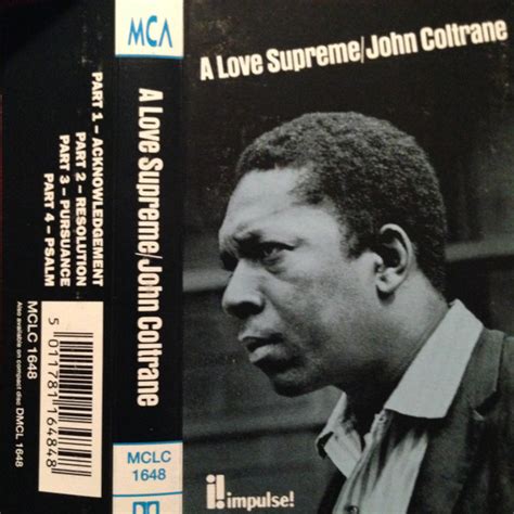 John Coltrane A Love Supreme Cassette Album Reissue Remastered