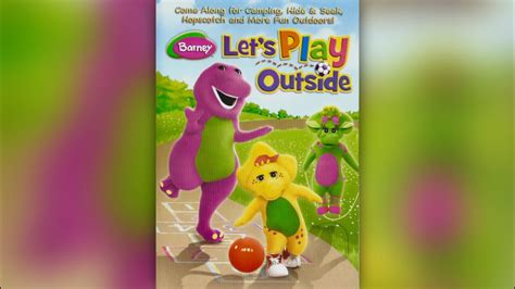 Barney Lets Play Outside 2010 2010 Dvd Release Youtube