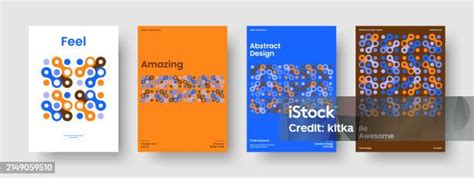 Desain Brosur Kreatif Tata Letak Latar Belakang Geometris Template