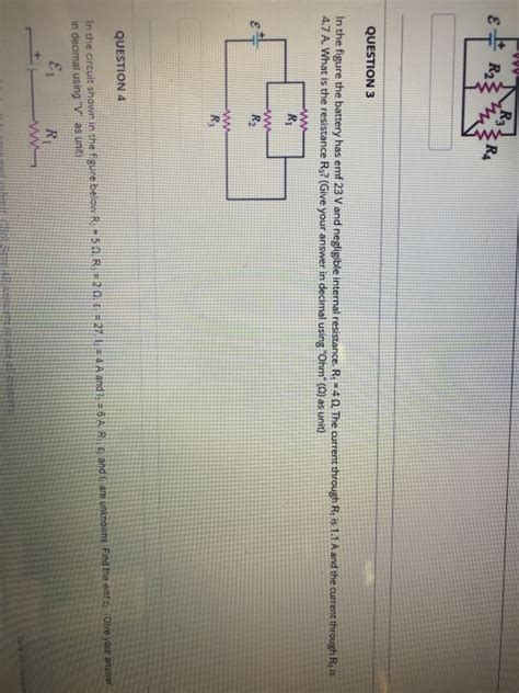 Solved Question In The Figure The Battery Has Emf V And Chegg